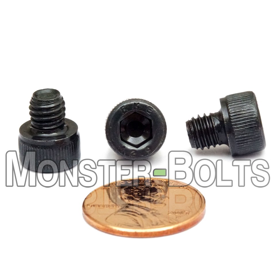 M6 Socket Head Cap Screws, 12.9 Alloy Steel w/ Black Oxide DIN 912 ...