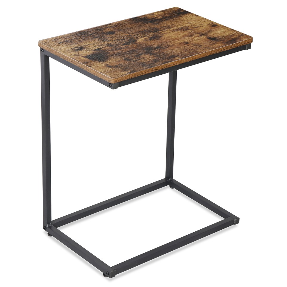 End Table Living Room C Shaped End Table 25 inches High Side Table for ...