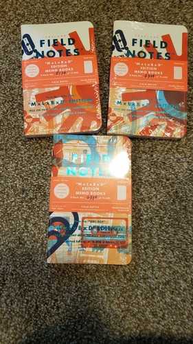 3x Packs Of Field Notes "M x L x B x D" Numbered Limited Edition SEALED ...