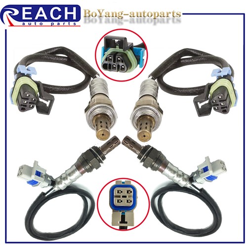 4pcs Up+Downstream Oxygen Sensor For 2003-2006 GMC Sierra 1500 2500 ...