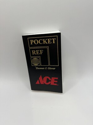 Ace Pocket Ref Book By Thomas J Glover 3rd Edition 2005 | eBay