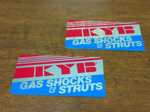 Vintage Lot Of 2 KYB Gas Shocks & Struts Decal Sticker Hot Rod | eBay