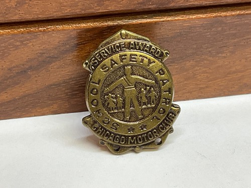 VTG Chicago Motor Club School Safety Patrol Crossing Guard Award Pin ...