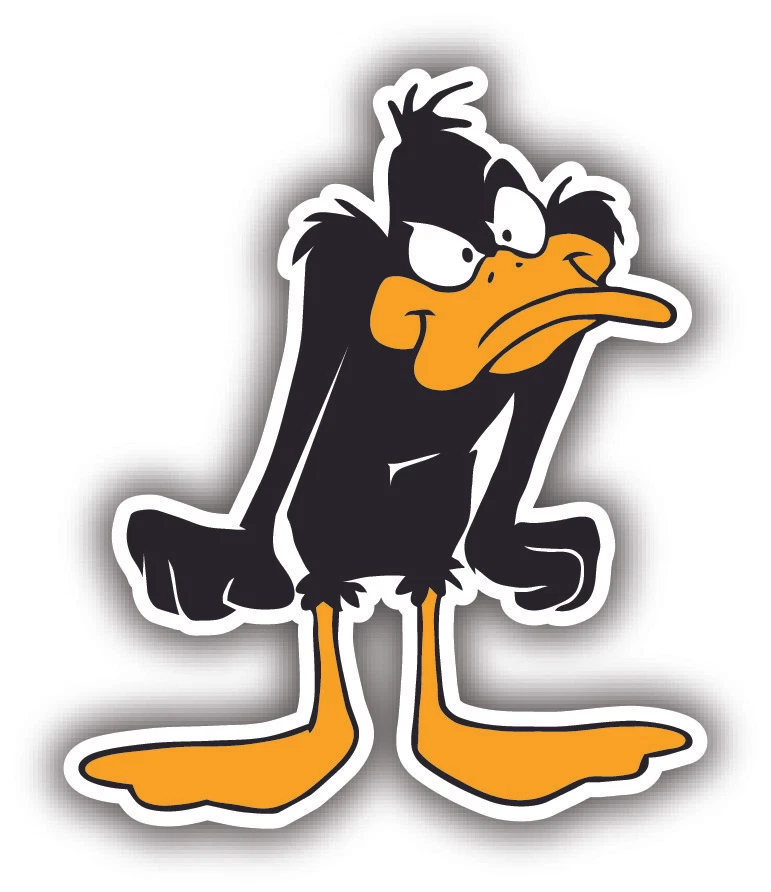 Mean Cartoon Duck