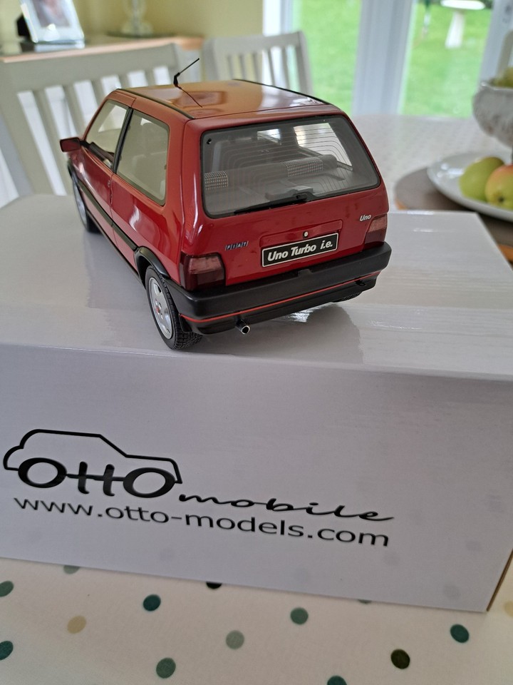 1:18 OTTO mobile OT487 Fiat Uno Turbo I.E. Rosso Racing red 1990 | eBay UK