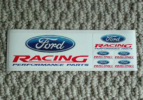 Ford Racing Stickers