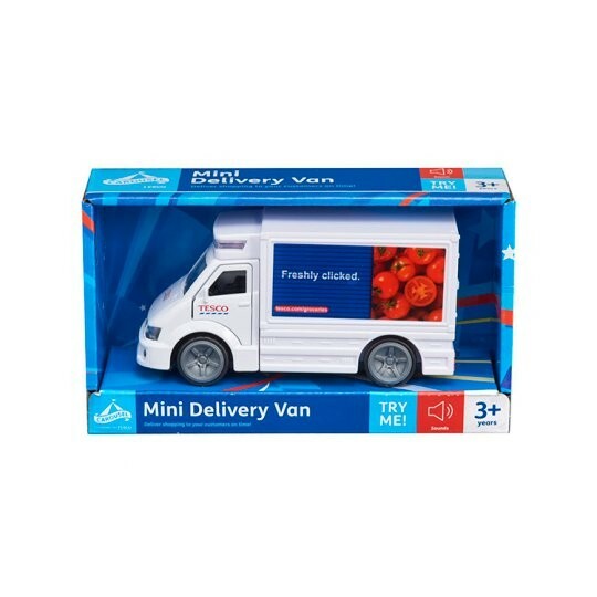Carousel Tesco Mini Home Delivery Van With Sounds and Opening Doors Age ...