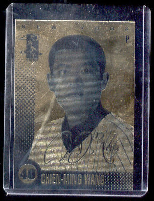 2004 Chien Ming Wang The Merrick Mint Gold Card Signature Series | eBay