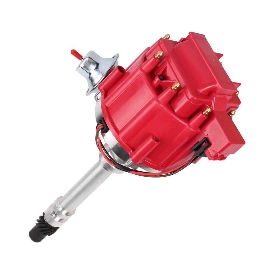 Racing Distributor w/ 65K Coil 7500RPM-350 for Chevy V8 HEI 454 SBC BBC ...