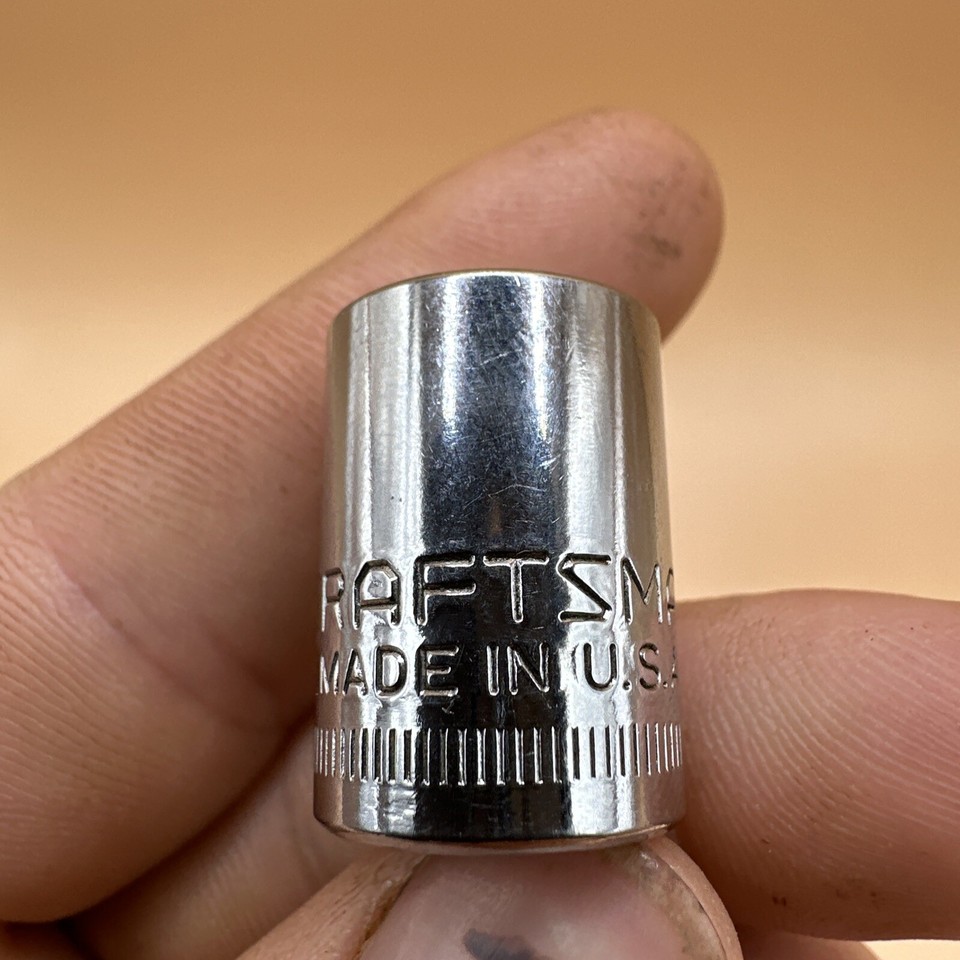 Craftsman USA 12mm 12 Pt. 3/8" Drive Shallow Socket 44303 V Series ...