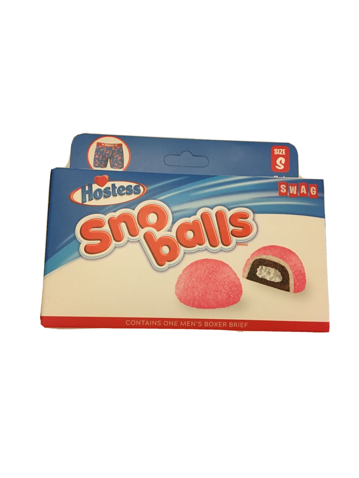 SWAG Hostess Pink Coconut SnoBalls Novelty Boxer Briefs Men's Size S 28 ...