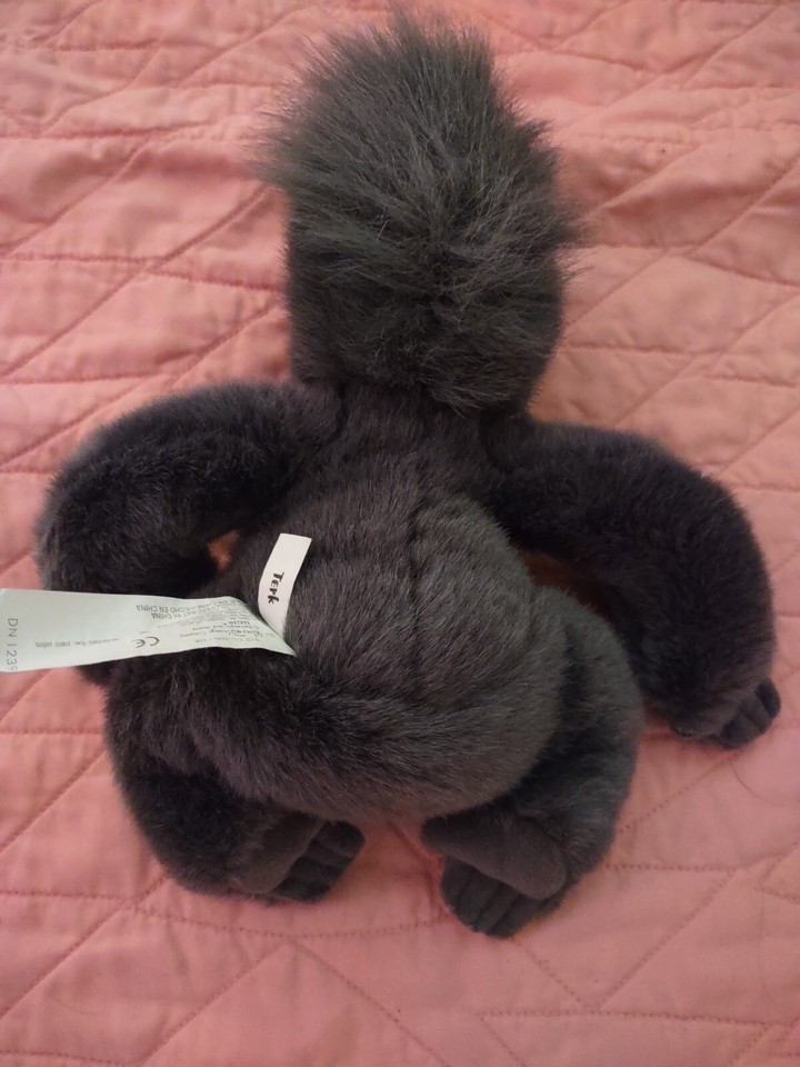Walt Disney Company Tarzan Plush "Terk" the Gorilla Gray Stuffed Animal ...