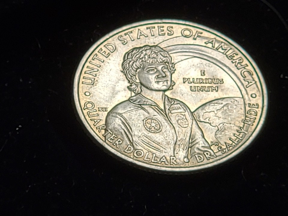 2022 P Dr. Sally Ride Quarter MAJOR ERROR Ghost Comet Tail & “In COD We ...