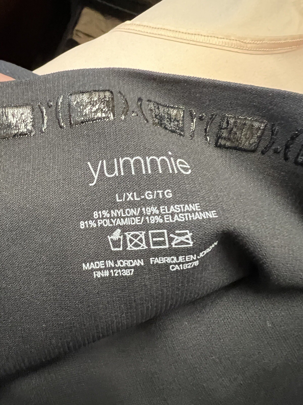 Lot of 2 New YUMMIE Shape High Waist NKD & Black size L/XL Shapewear ...