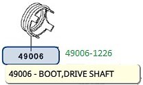 Kawasaki OEM 1987-2008 Vulcan Propeller Shaft Boot 49006-1226 | eBay