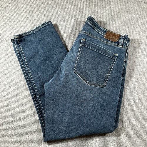 Revtown Jeans Men 38x30 Blue Denim Straight Fit Stretch Distressed ...