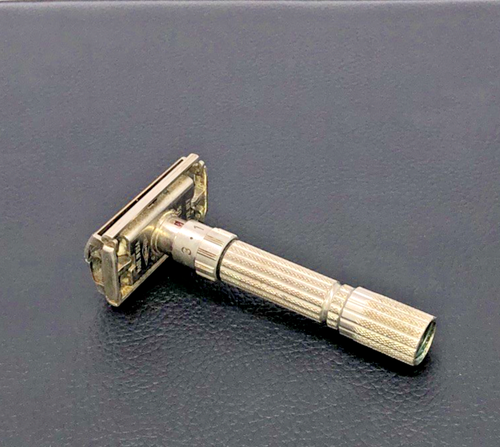 Vintage 1961 Gillette Safety Razor G-1 Adjustable 1-9 Fat Boy Made In ...