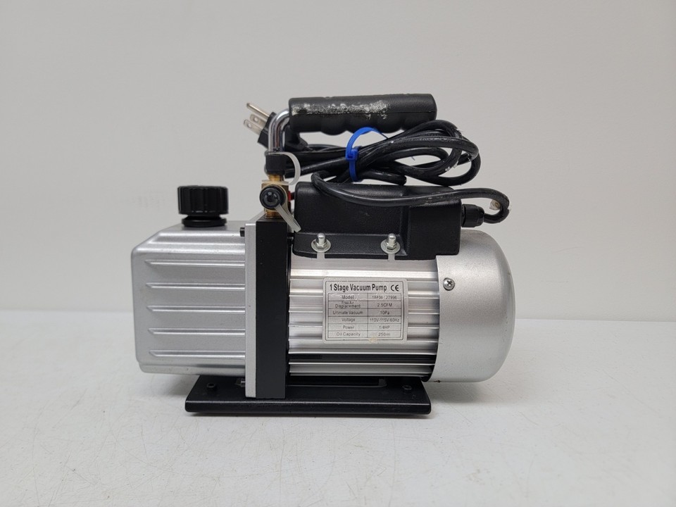 ROTARY VANE VACUUM PUMP 2.5 CFM 1/4 HP HVAC AC AIR CONDITIONER TOOL | eBay