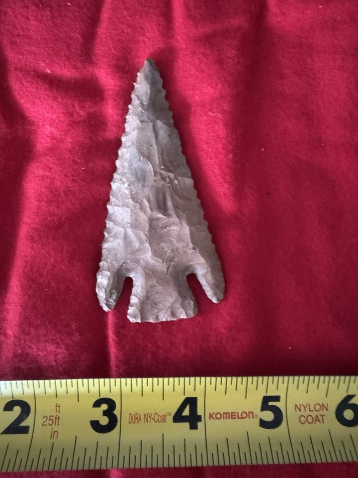 Native American Red Lost Lake Corner Notch Arrowhead Point | eBay