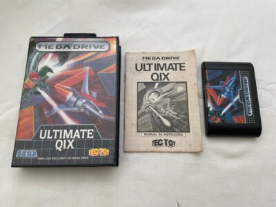 Sega Genesis : Ultimate QIX Tectoy complete box and manual | eBay