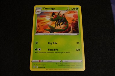 POKEMON SHINING FATES YANMEGA RARE 002/072 NM/MINT PACK FRESH | eBay