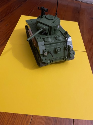 m4 sherman tank lego set green used but very good condition display ...