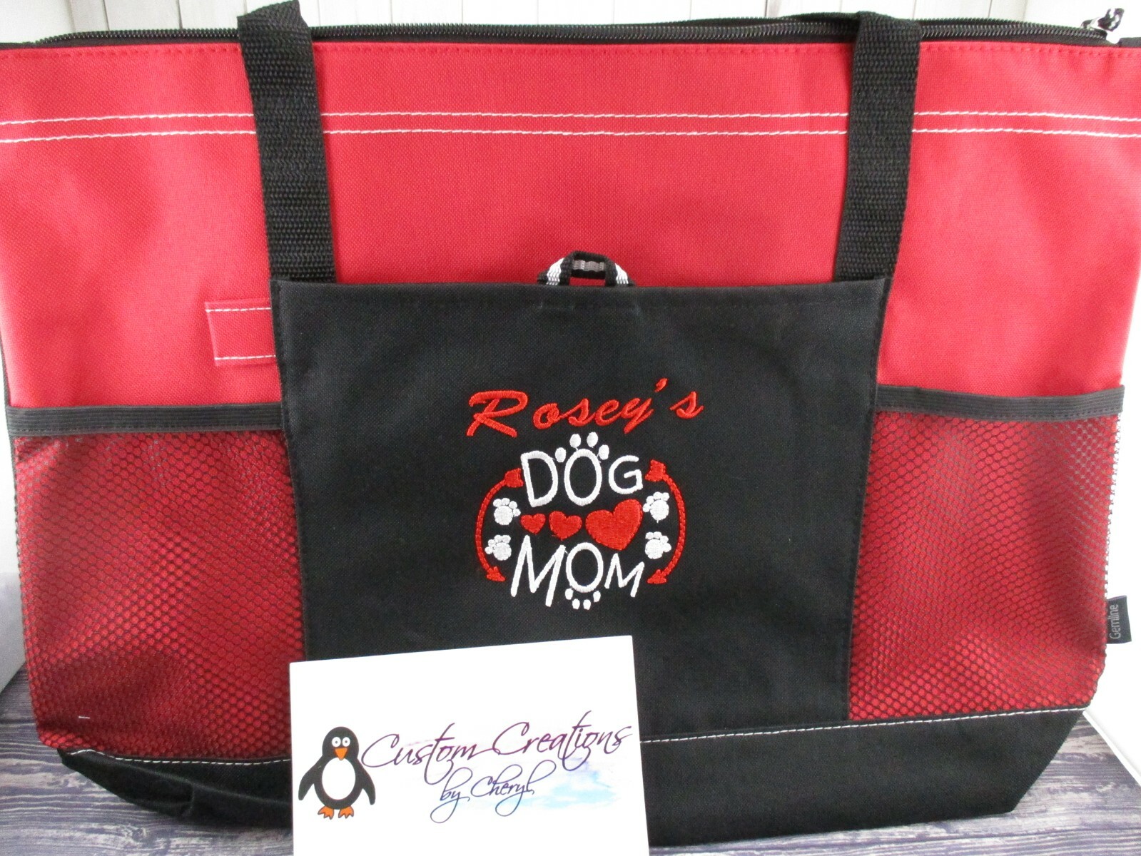 Dog Mom Personalized Tote Bag Dog Mom Tote Personalized Pet Bag | eBay