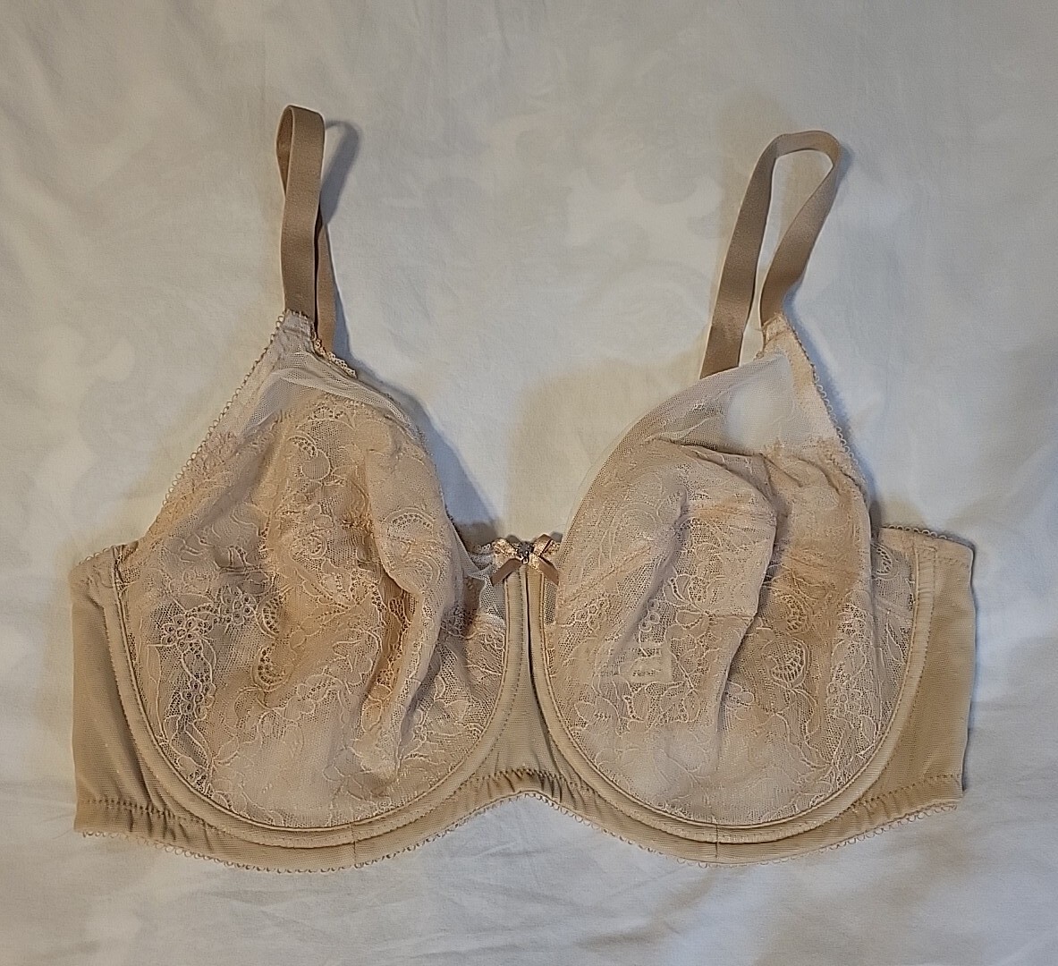 Wacoal Retro Chic 855186 Underwire Lace Bra 40DD Wome… - Gem