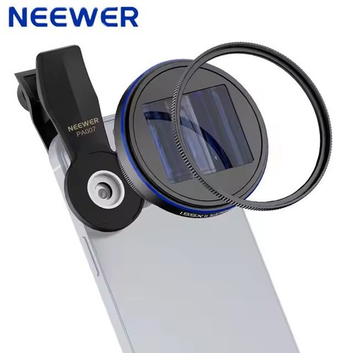 NEEWER LS-43 Pro 1.55X Anamorphic Phone Lens 72mm Filter Adapter iPhone ...