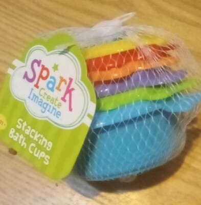 Spark Create Imagine Stacking Bath Cups (new) | eBay
