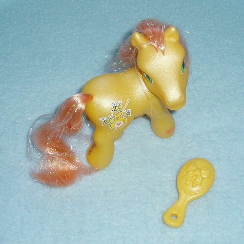 Rare My Little Pony "Bumblesweet" Glitter Celebration Pony MLP with ...
