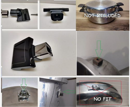 Prudential Ware EKCO TRI Clad T304 Saucepan Stock Pot or Dome Lid 1 ...