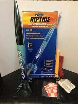 Estes 1403 Riptide Model Rocket, launch pad not included. | eBay