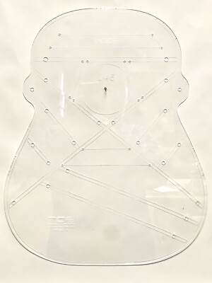 J-45 Acrylic Acoustic Guitar Soundboard Bracing Template | eBay