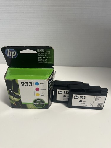 HP 933/932 Ink Cartridge Cyan, Magenta, Yellow, and Black 87547550830 ...