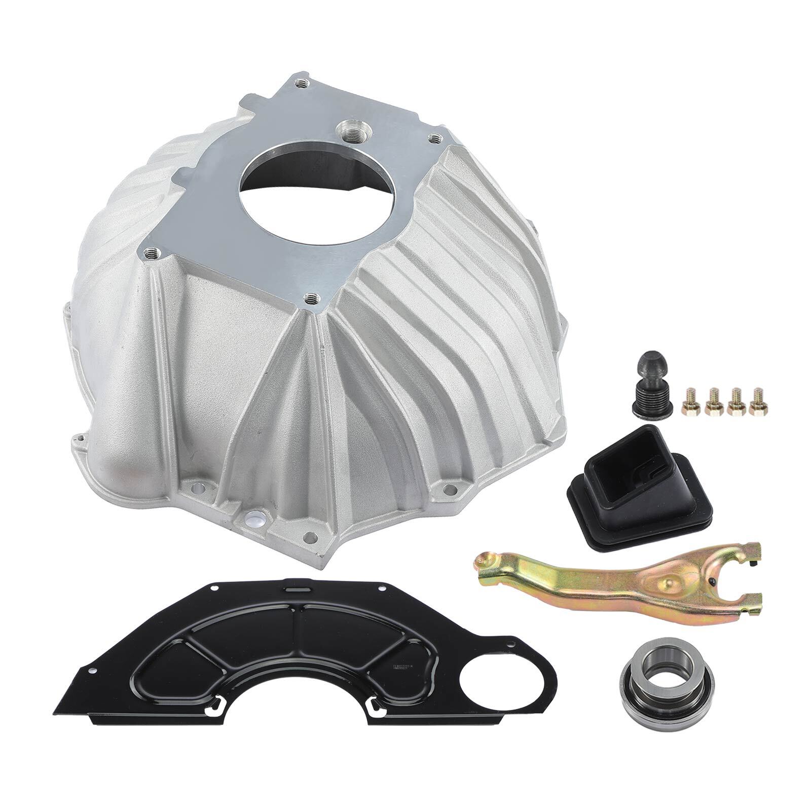 11" Bell Housing Kit & Clutch Fork & Throwout Bearing & Cover for Chevy ...