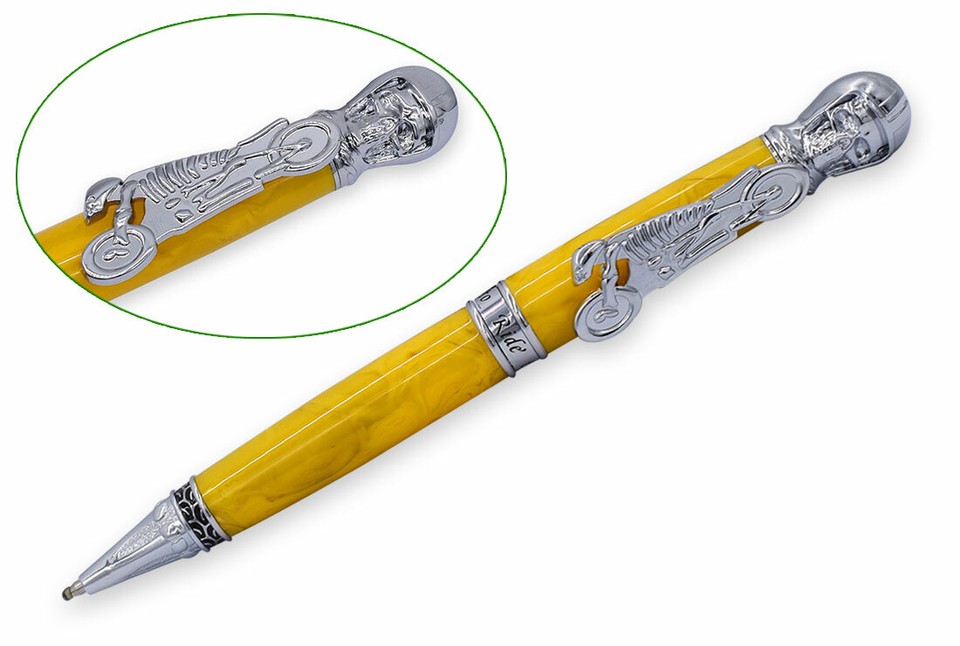 DIY Motorcycle Pen Kits Woodturning Pen Kit Pen Turning Project Pen ...