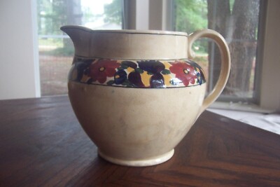 Antique Adams Titian Ware Brocade Pitcher | eBay