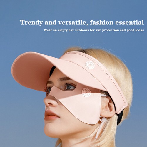 Ice Silk Eye Protection Face Mask Sun Protection Sunscreen Eye Patches ...