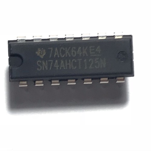 10PCS Texas Instruments SN74AHCT125N Quadruple Bus Buffer Gates 3-State ...
