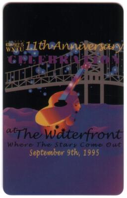 92.5 WXTU Radio 9/95 Celebration: Artistic Guitar & Bridge SPECIMEN ...
