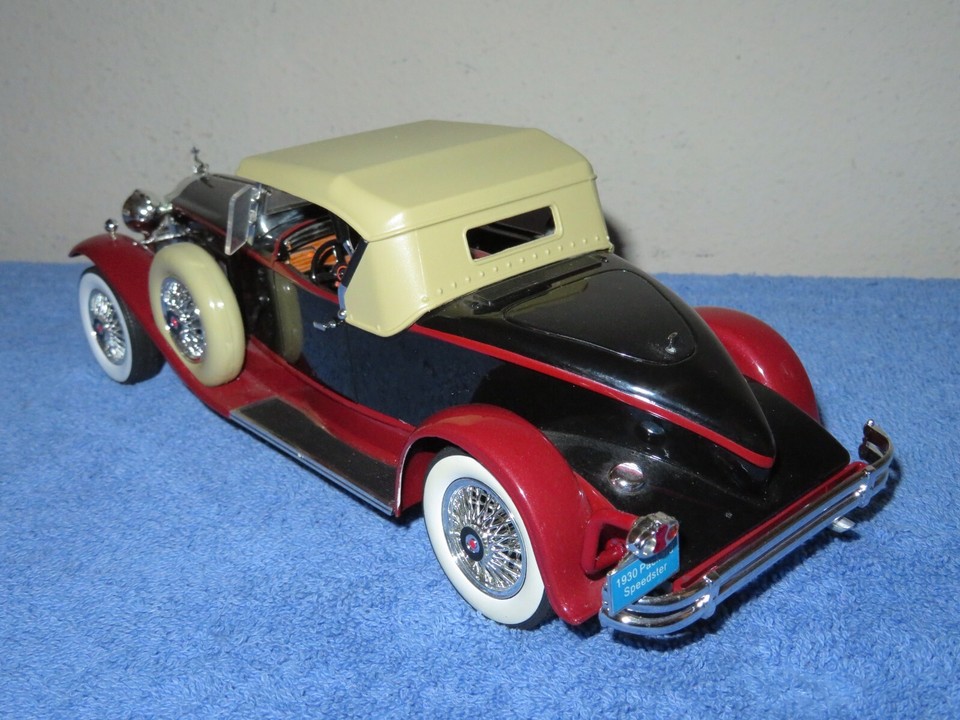 1930 PACKARD BOATTAIL SPEEDSTER SIGNATURE MODELS 1:18 OPENING DOORS ...