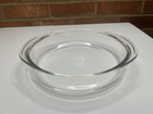 Vintage Pyrex #221 Clear Glass Round Handled Casserole Baking Dish 8 ...