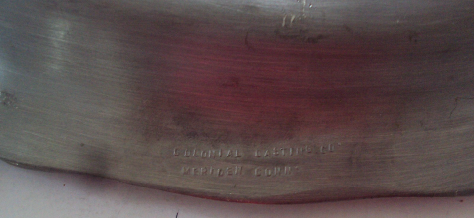 Vtg Colonial Casting Pewter QUEEN ANNE 10 1/2 " Oblong Tray - Heirloom ...