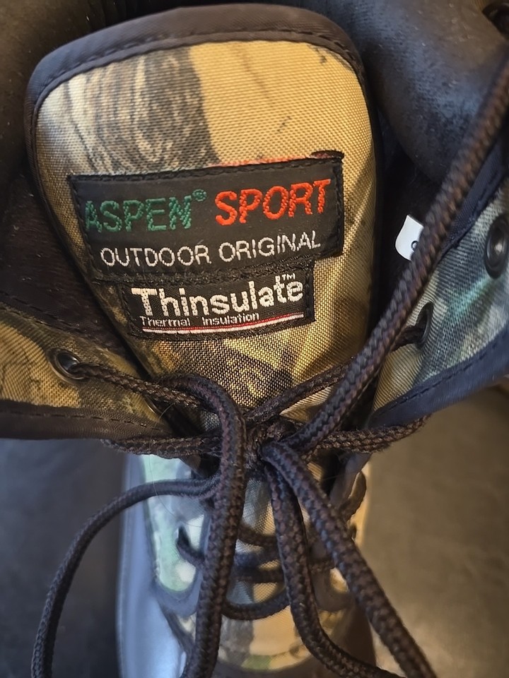 Aspen Sport Outdoor Original 3476449 Camo Duck Water Boot Thinsulate ...