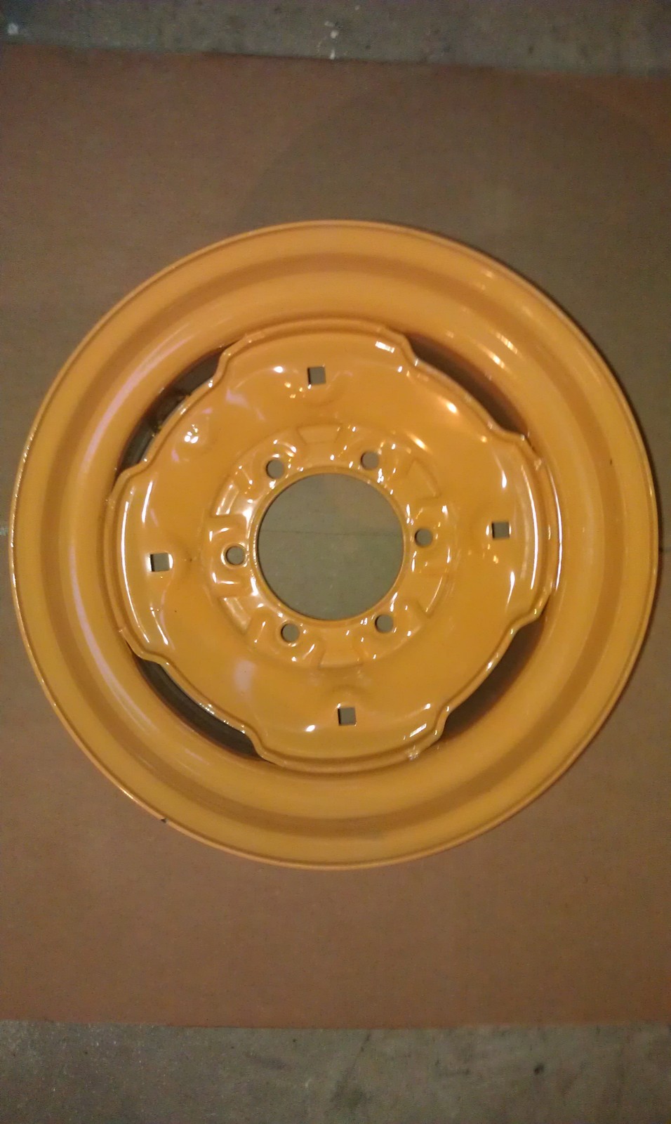 6 lug Skid Steer wheel/rim for Case fits 10X16.5 tire-10-16.5 fits1835 ...