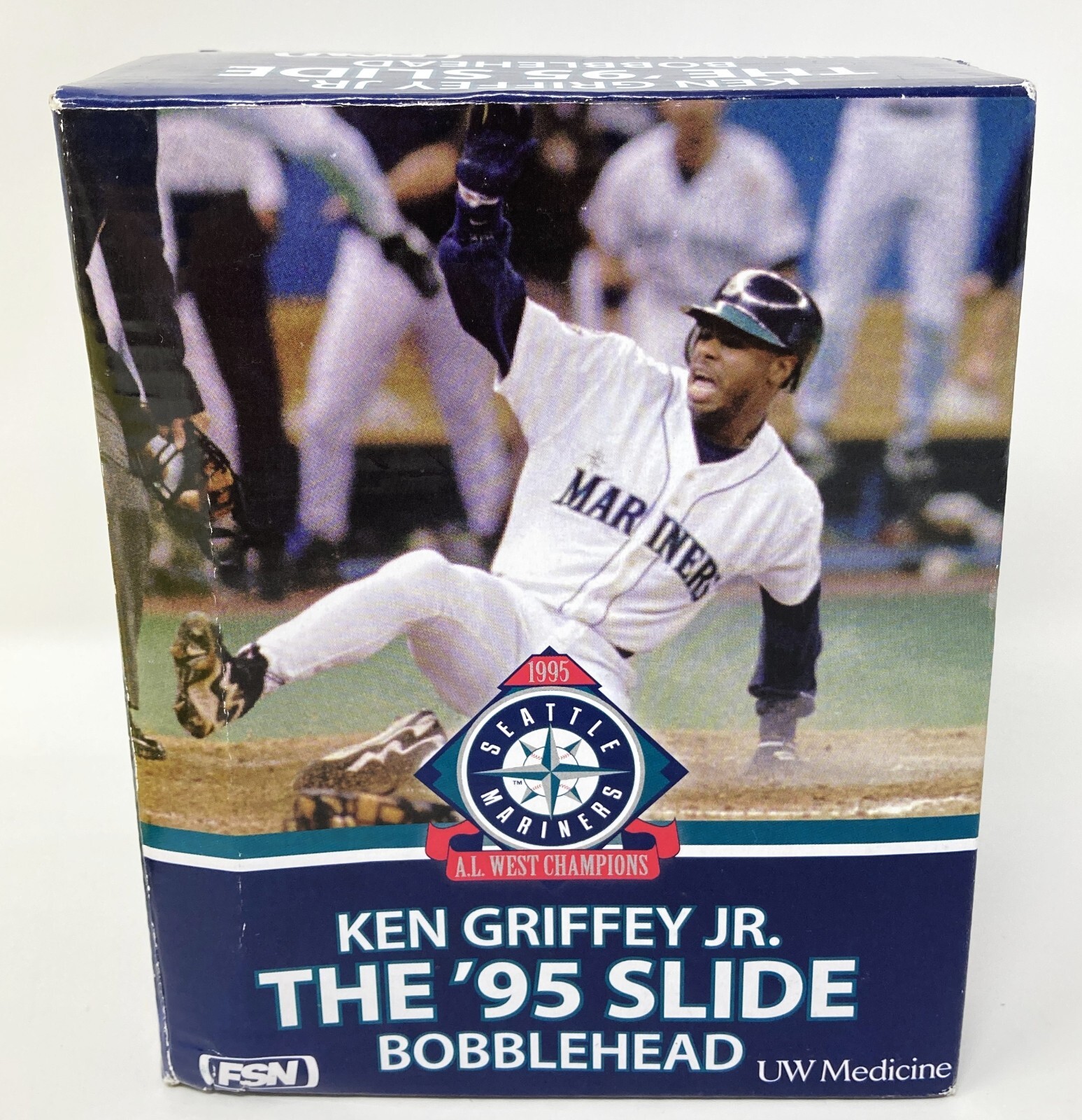 KEN GRIFFEY JR THE 95’ SLIDE BOBBLEHEAD Seattle Mariner Baseball 2010 ...