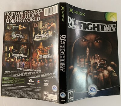 Def Jam: Fight for NY (Microsoft Xbox, 2004) Case Insert And Manual ...