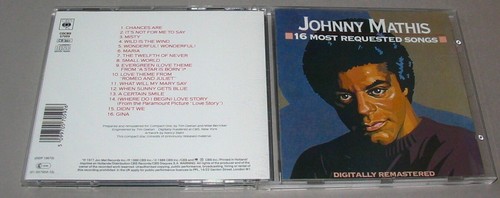 Johnny MATHIS (CD) 16 Most Requested Songs | eBay