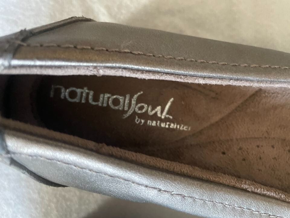 EUC Natural Soul by Naturalizer Metallic Flat Size 6.5 | eBay